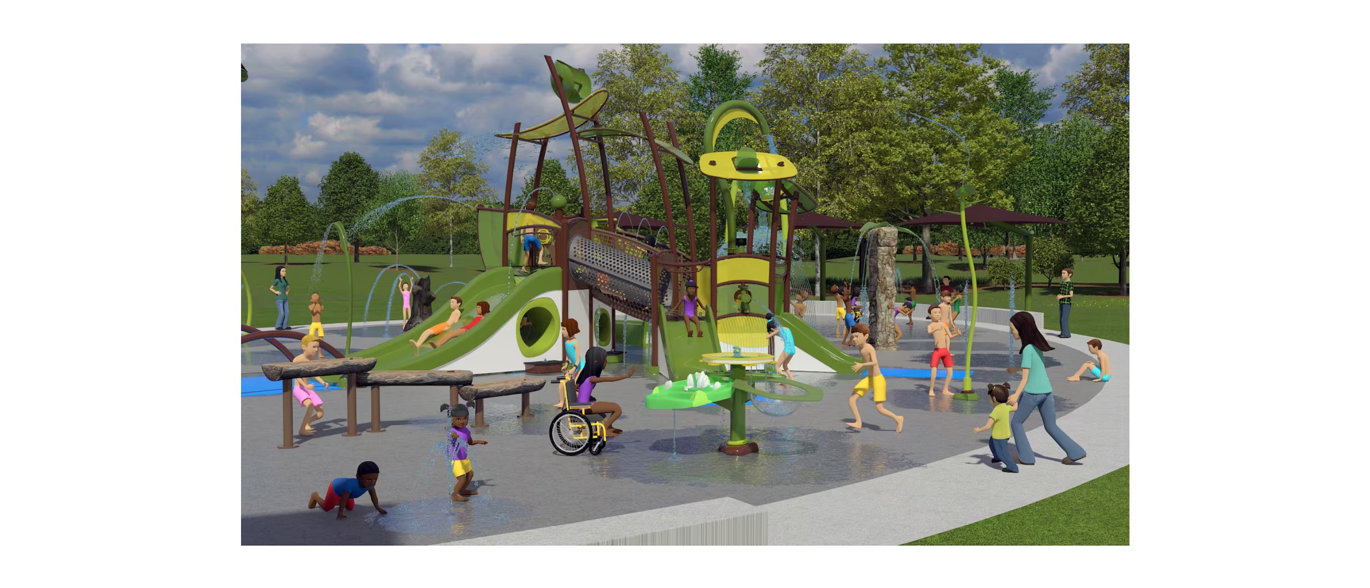 $1.6M splash pad at Beckett Park in West Chester could open by late spring